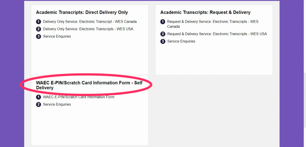 WAEC VERIFICATION - ETX.NG