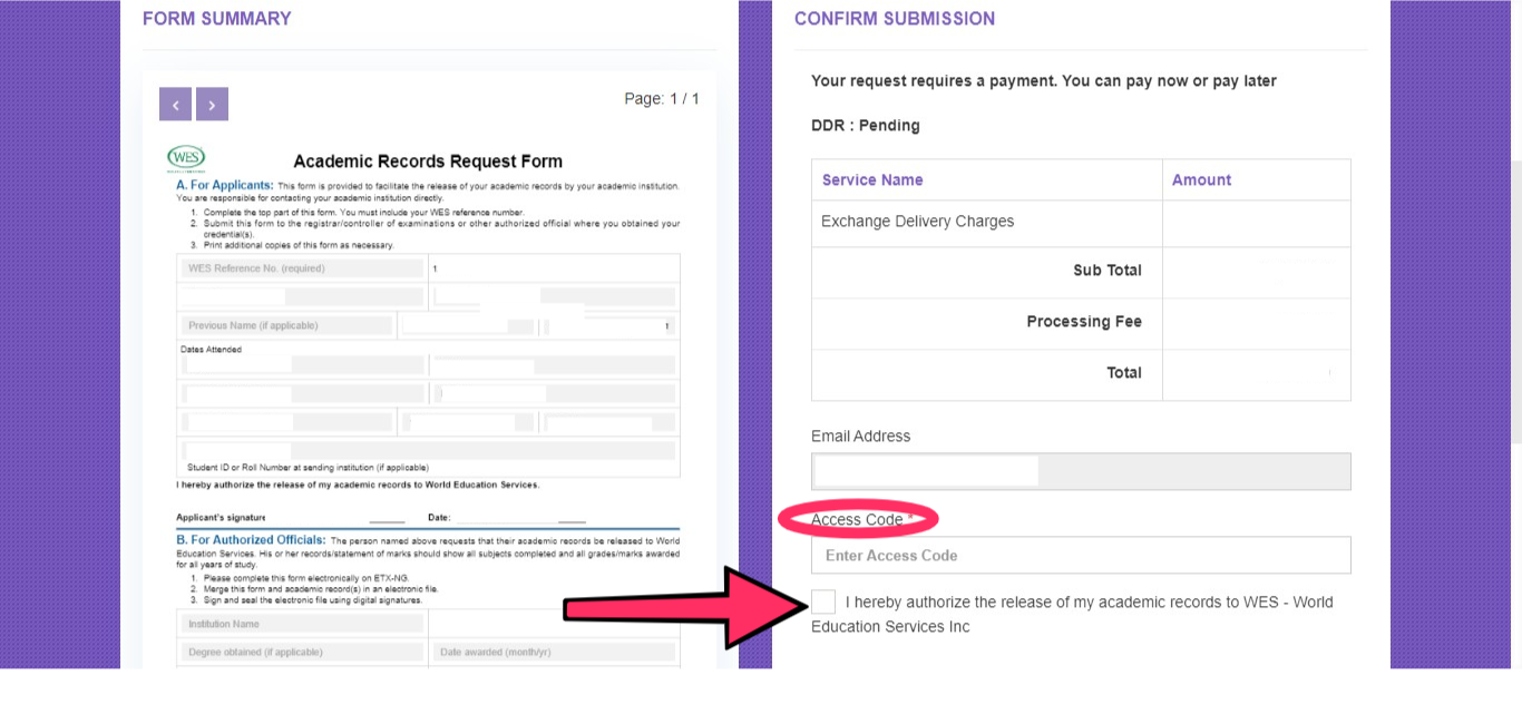 WES: Delivery Only - ETX.NG