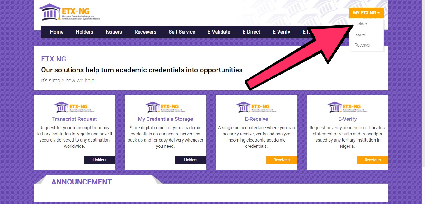 New Customers: Login - ETX.NG